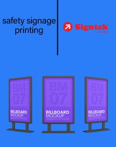 Safety Signage Printing – Signtek Print Shop